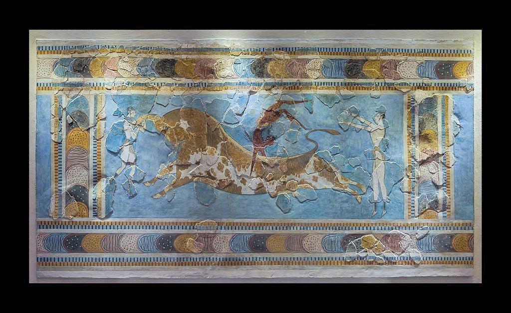 The Minoan Bull Leaper Fresco in Crete - Northern Earth